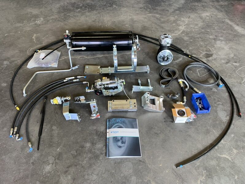 Tietjen sponsors air brake system for profi competition